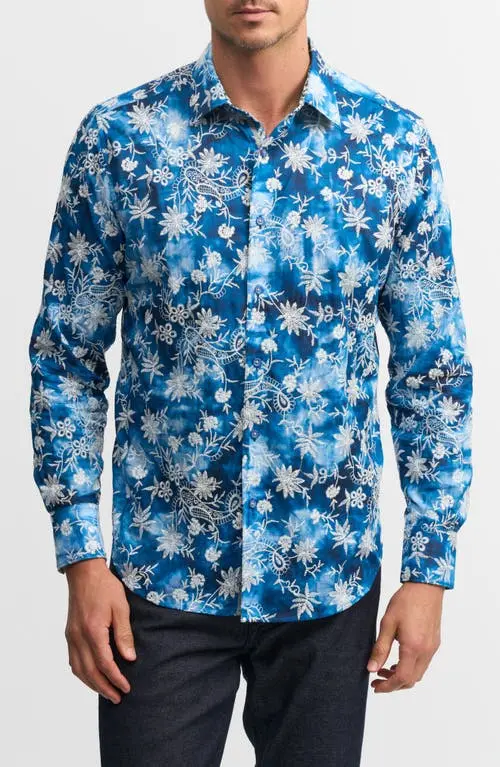 Robert Graham Superior Embroidered Button-up Shirt