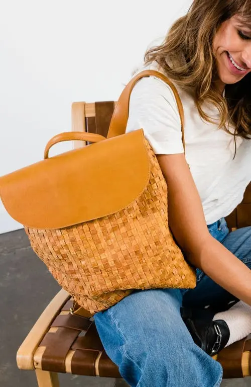 ABLE Elsa Basketweave Backpack