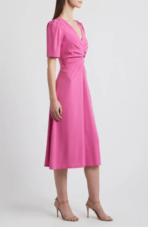 31st birthday dress Miss Circle Women's Viveca Apricot Crystal-Embellished Asymmetrical Ruched Maxi Dress