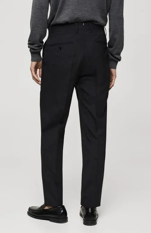 Mango Slim Fit Virgin Wool Dress Pants