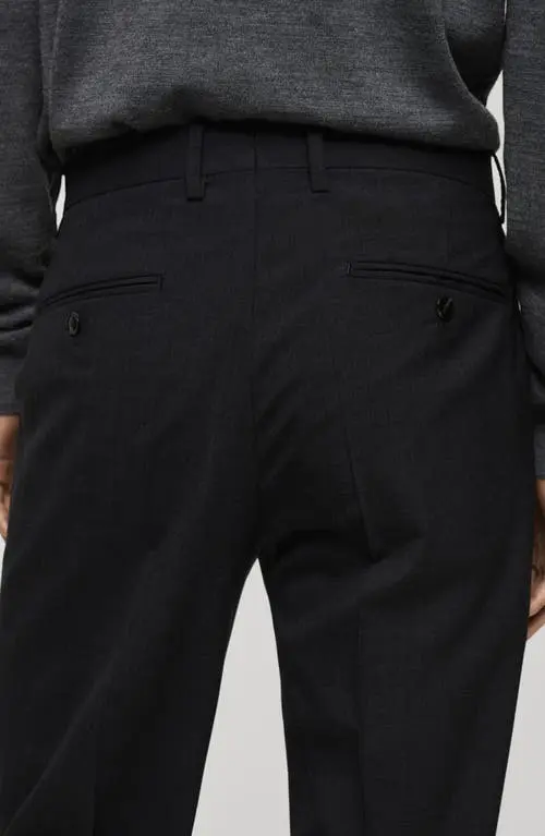 Mango Slim Fit Virgin Wool Dress Pants