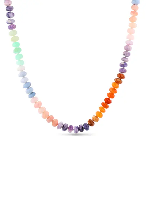 Sheryl Lowe Rainbow Opal Necklace - Pastel Opal