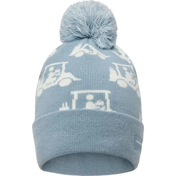 Travis Mathew Mapes Pompom Beanie - Dusty Blue