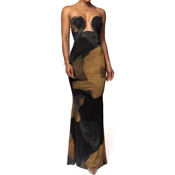 JLUXLABEL Bethany Strapless Maxi Dress