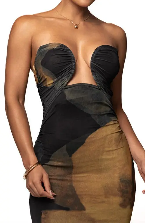 JLUXLABEL Bethany Strapless Maxi Dress