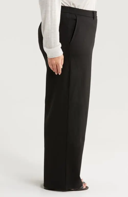 Eileen Fisher Wide Leg Trousers - Black