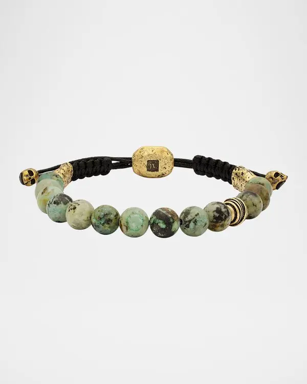 John Varvatos Bead Bracelet Turquoise Editorialist