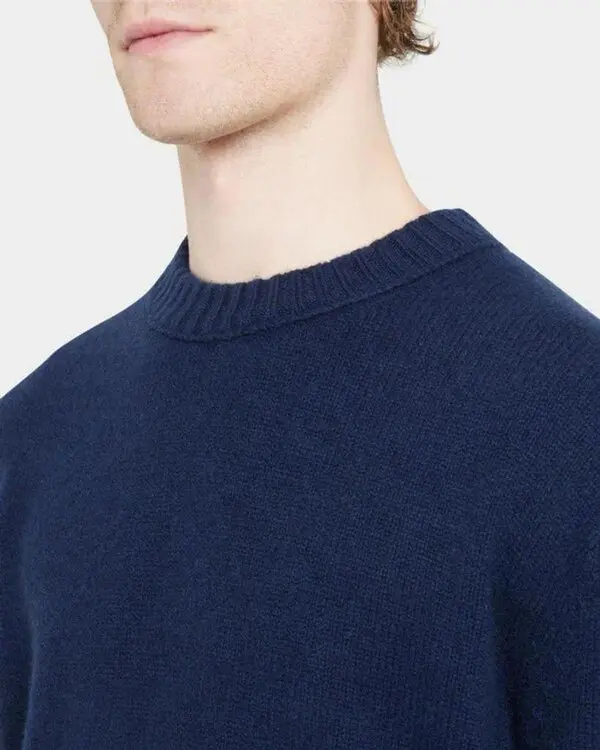 FRAME Cashmere Knit Pullover - Navy