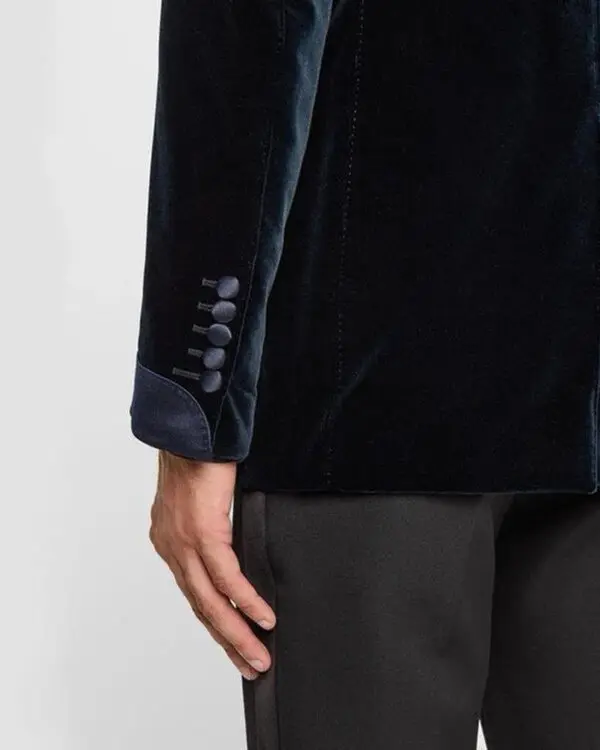 TOM FORD Apos;s Shelton Velvet And Satin Evening Jacket