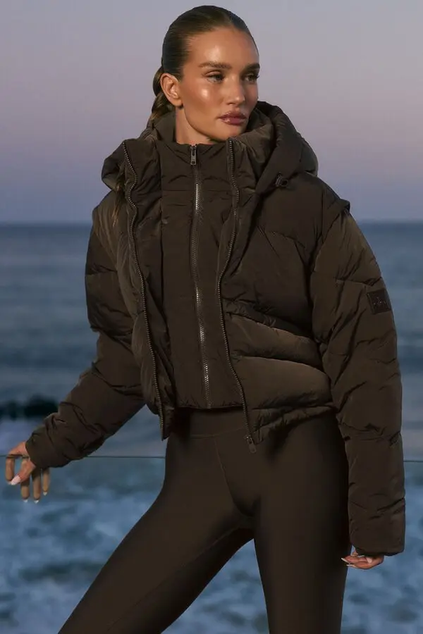 Alo Yoga Glacier Puffer Jacket - Espresso