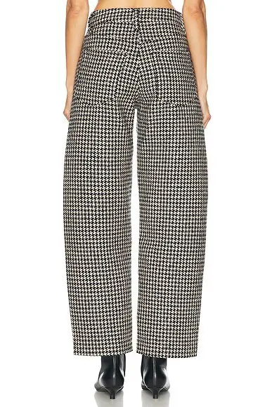 FRAME The Tweed Barrel Trousers