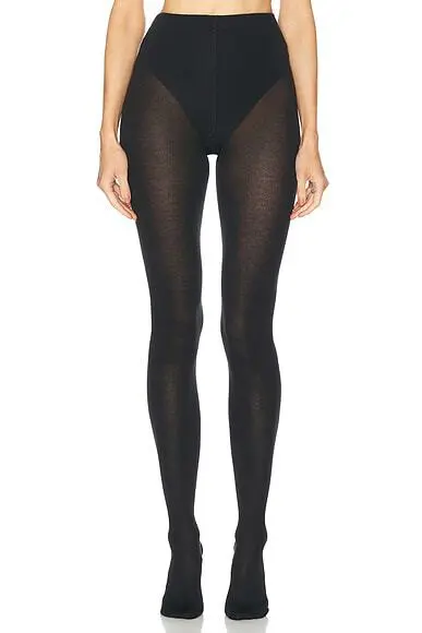 Wolford Cashmere Silk Tights - Black