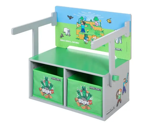 MICROSOFT Minecraft 2-in-1 Bench & Table - One-color