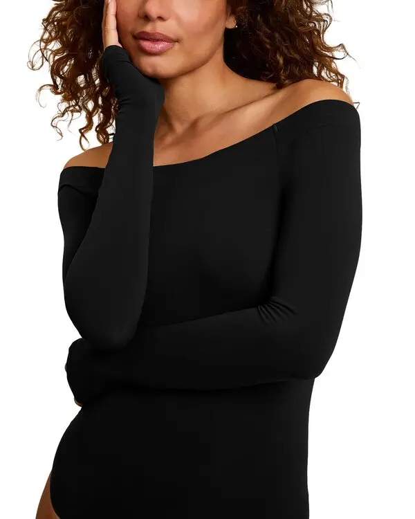 Commando Ballet Bodysuit - Black