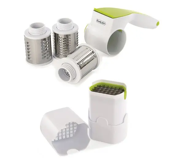 BERGHOFF Essentials 5pc French Fry & Rotary Che Ese Grater Set - One-color
