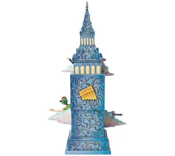JIM SHORE Disney Traditions Peter Pan Clock
