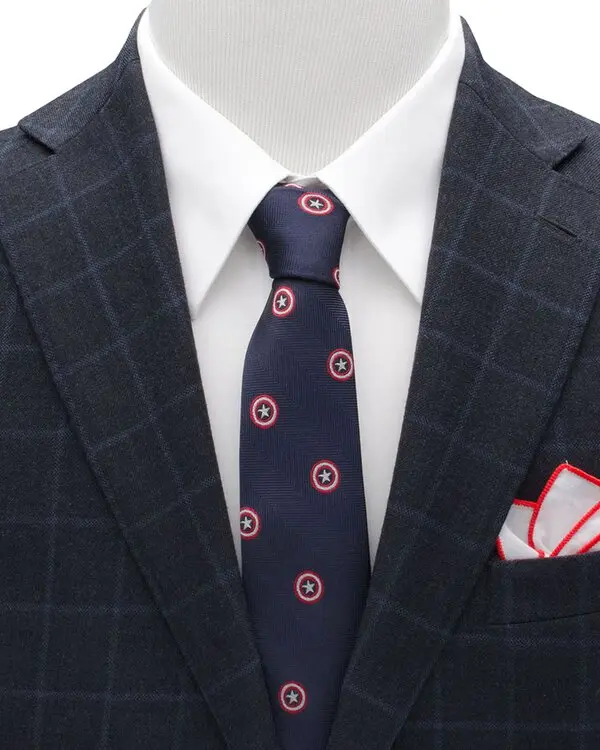 CUFFLINKS, INC. Captain America Shield Classic Tie