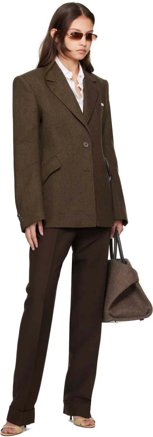 FERRAGAMO - Ferragamo Turn Up Trousers