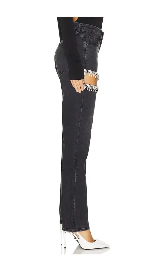 Good American Good Icon Straight Diamond Jeans