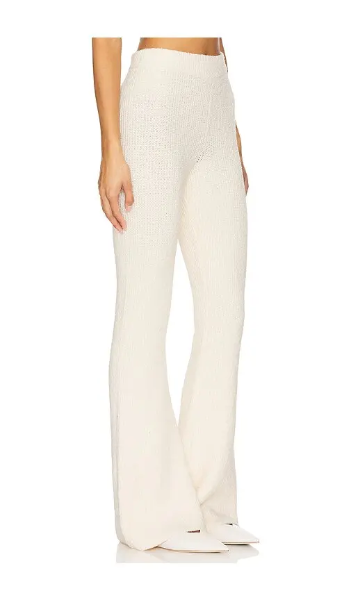 CAMILA COELHO Nika Rib Pant - Ivory
