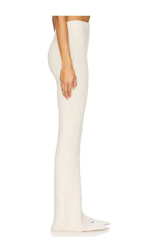 CAMILA COELHO Nika Rib Pant - Ivory