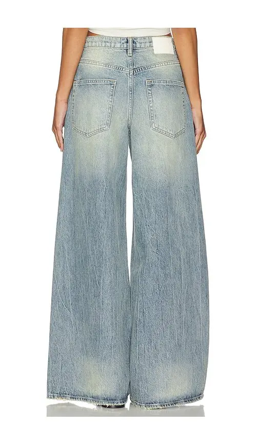 GRLFRND Luna Mid Rise Baggy Jeans - Whistler