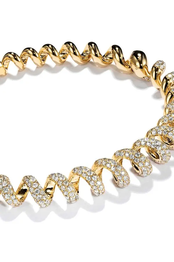 BOOCHIER Slinkee Diamond Bangle Bracelet