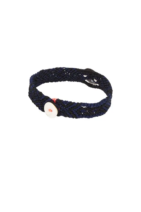 Dezso By Sara Beltran Classic Anadara Mexican Bracelet - Deep Blue Sea