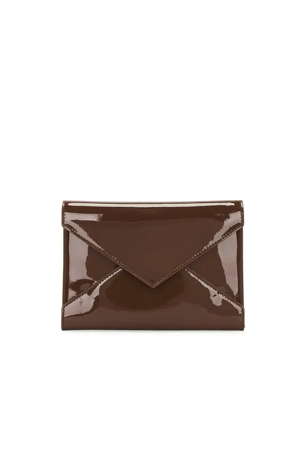 Saint Laurent Passport Case In Brown - Coffee Caramel & Sauvage