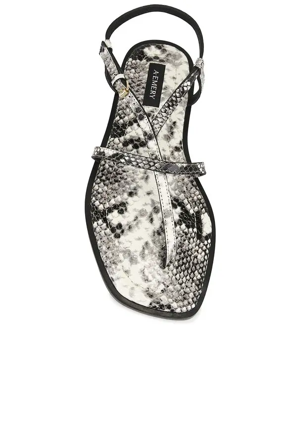 A.emery Remly Sandal - Eggshell Snake