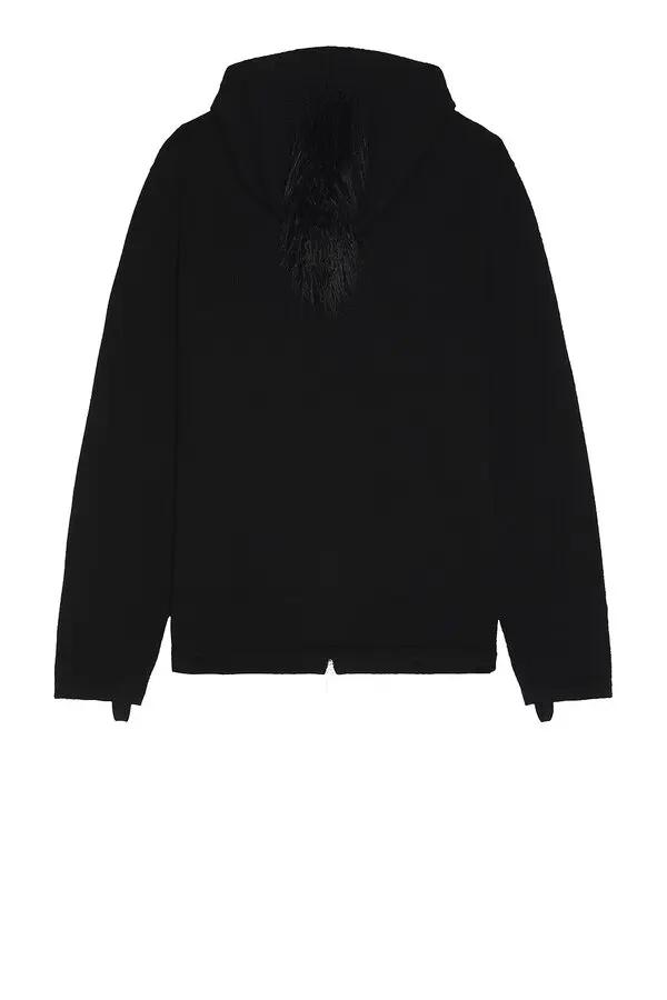 HELMUT LANG fur 変形zip best hoodie Helmut Lang Mohawk Full Zip Hoodie In Black - 40% Off | Editorialist
