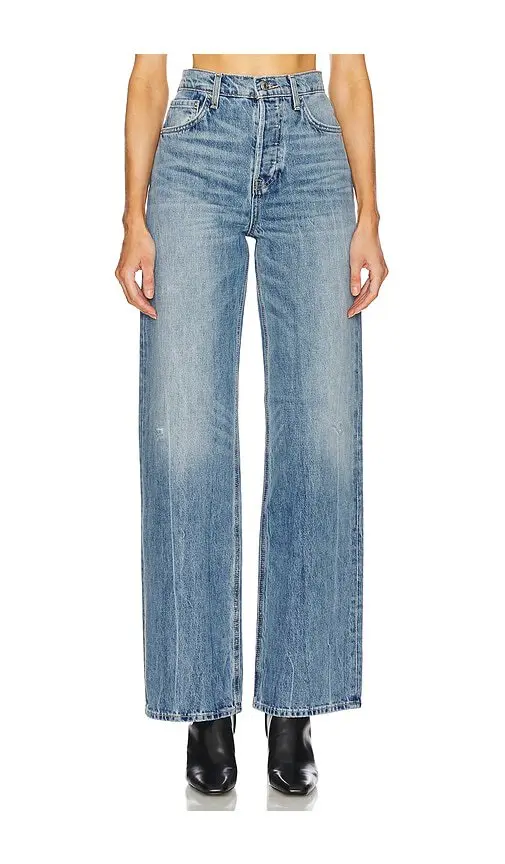 GRLFRND Brooklyn High-rise Straight Jeans