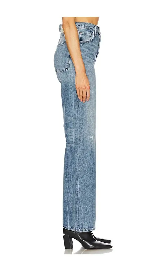 GRLFRND Brooklyn High-rise Straight Jeans