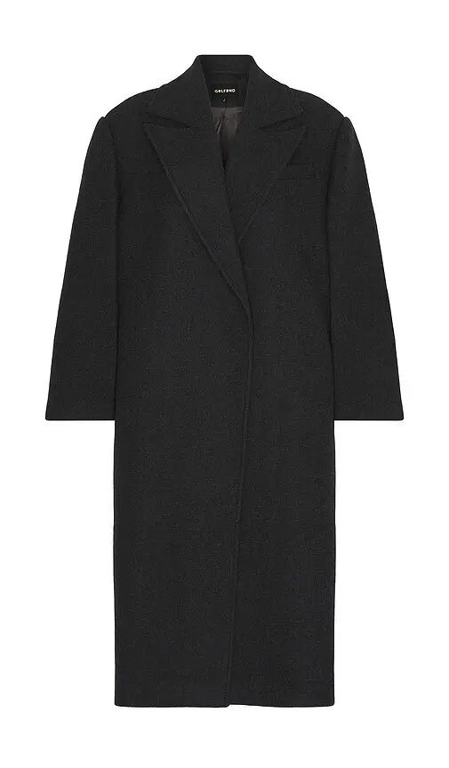 GRLFRND The Overcoat In Melton Fabric
