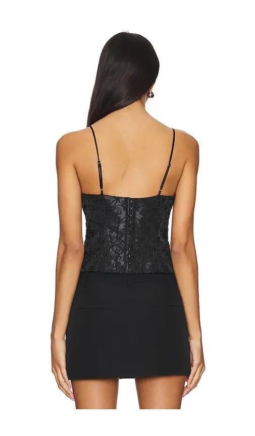 Majorelle Brocade Bustier Top