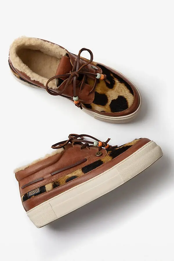 Penelope Chilvers Lumberjack Pony Wool-lined Sneakers