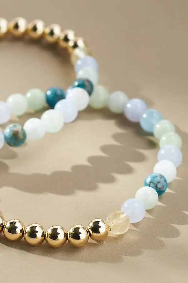 THE HEALER'S COLLECTION N 13 Boss / Confidence Bracelets, Set Of 2
