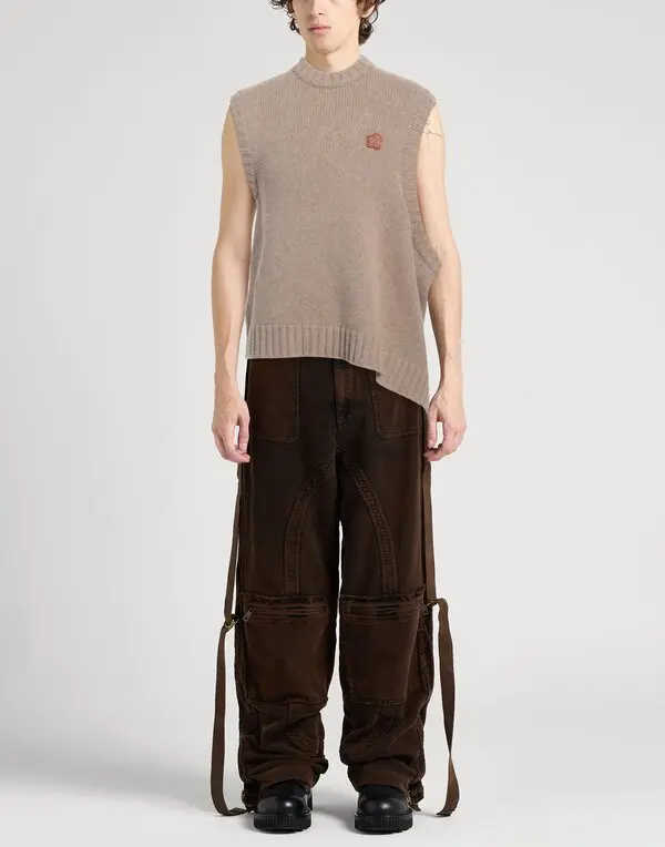 ADER ERROR Sleeveless Sweater - Beige