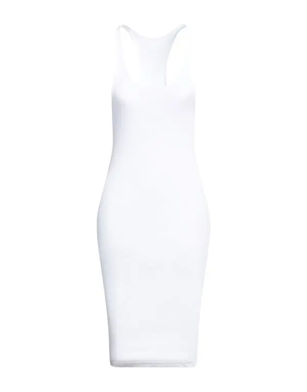 white cotton bodycon dress White Bodycon Dresses