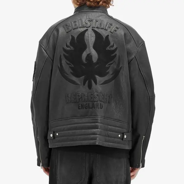 REPRESENT X Belstaff Leather Race Jacket