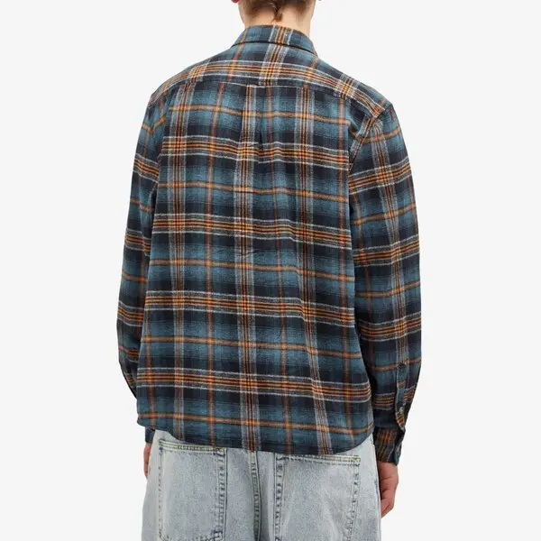 BUTTER GOODS Swirl Plaid Shirt