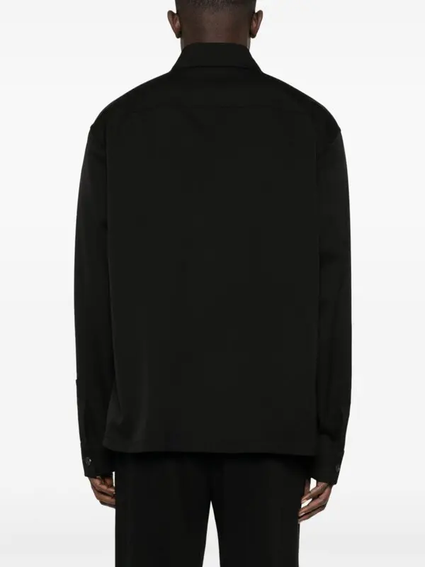 Balmain Logo-debossed Shirt