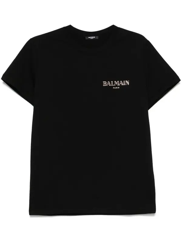 Balmain Logo-appliqué T-shirt