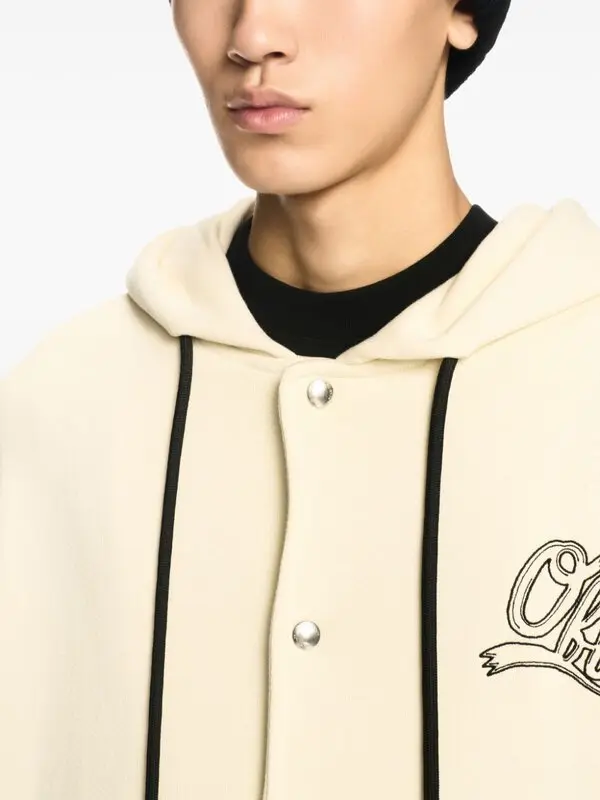 Off-White Fleece Varsity Hoodie