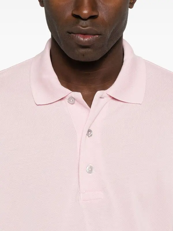 TOM FORD Piqué-weave Polo Shirt - Pink