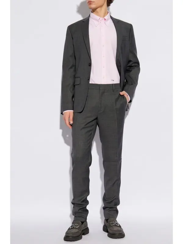 Dsquared2 Logo-embroidered Shirt - Pink