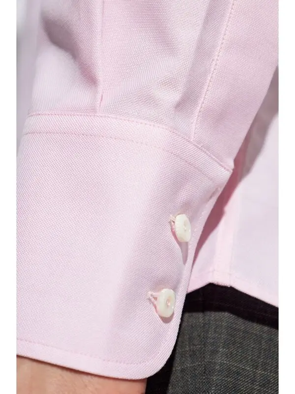 Dsquared2 Logo-embroidered Shirt - Pink