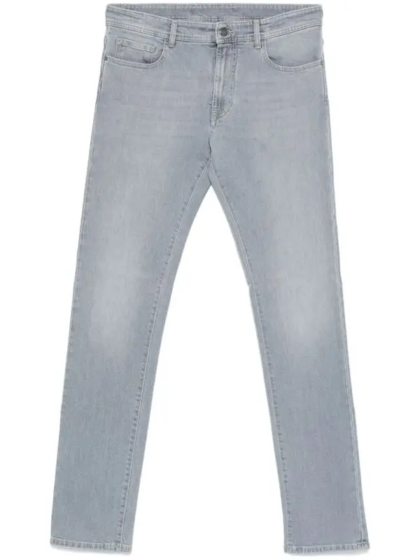 Canali Straight Leg Jeans - Grey