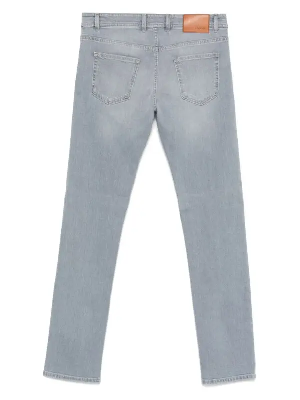 Canali Straight Leg Jeans - Grey