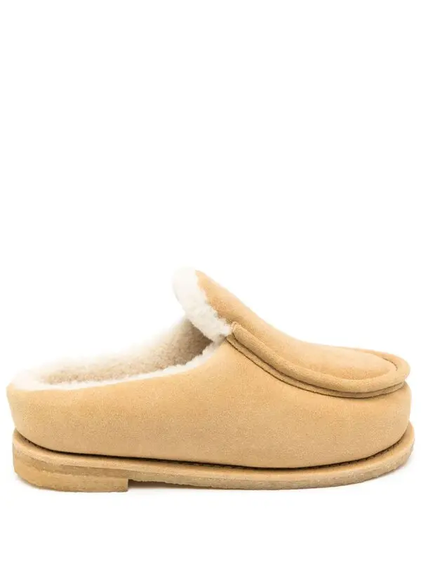 JW Anderson Suede Mules - Brown